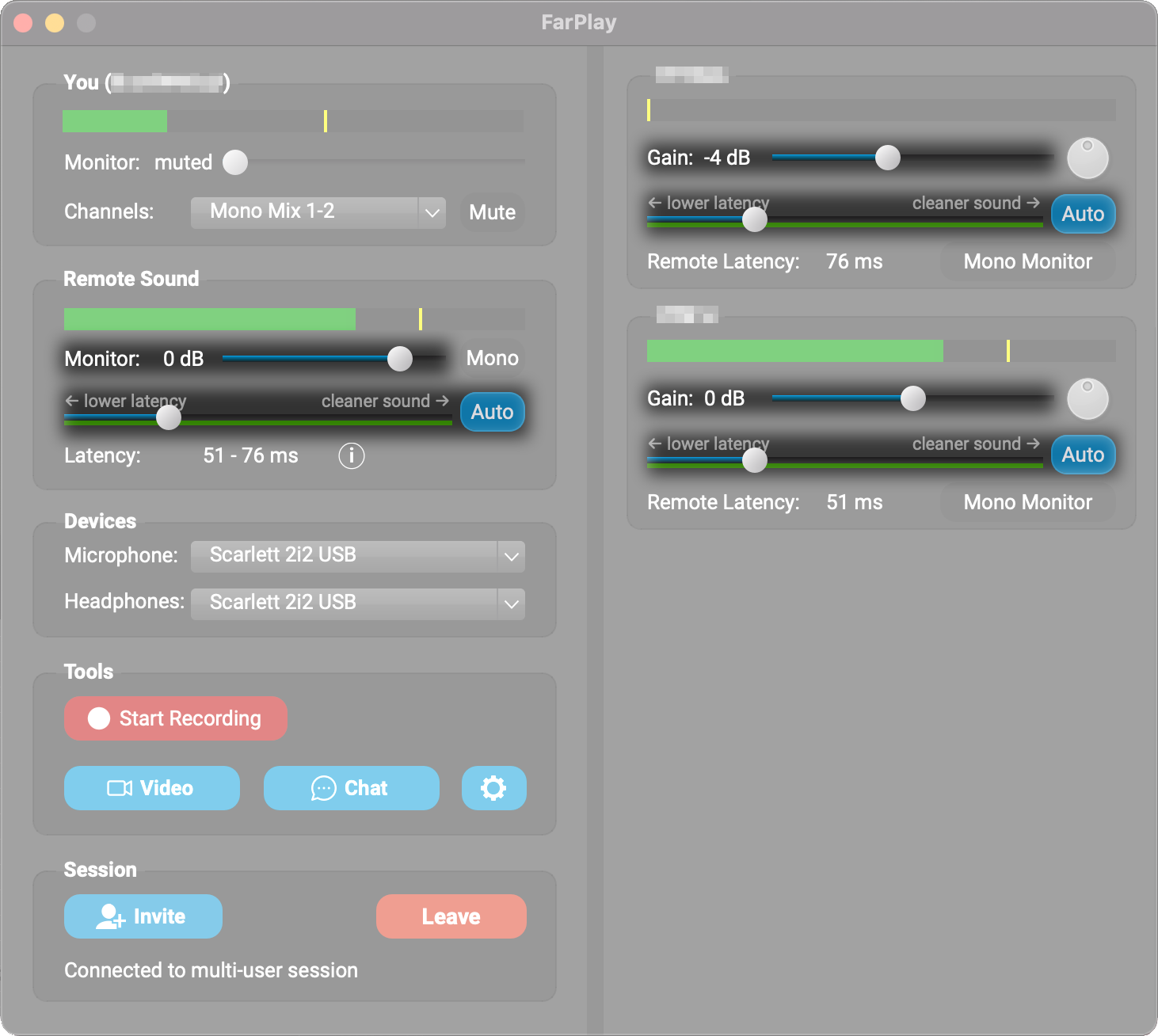 MULTI-USER SESSION CONTROLS - FarPlay